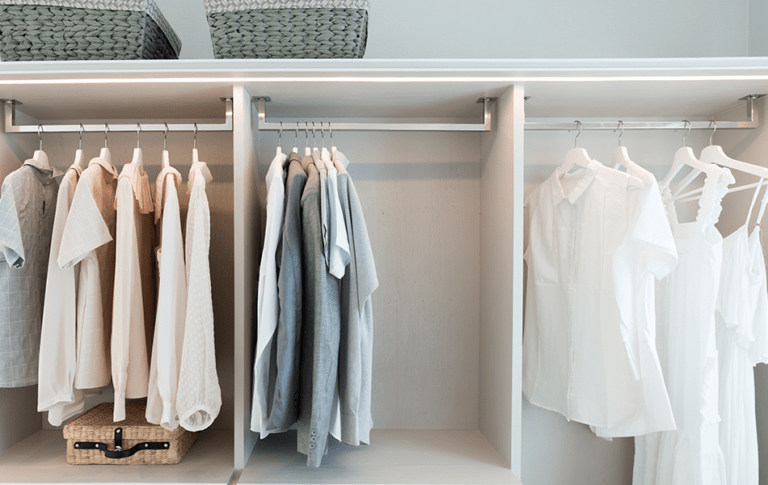 Best ways to organize clothes in closet | Bria Homes